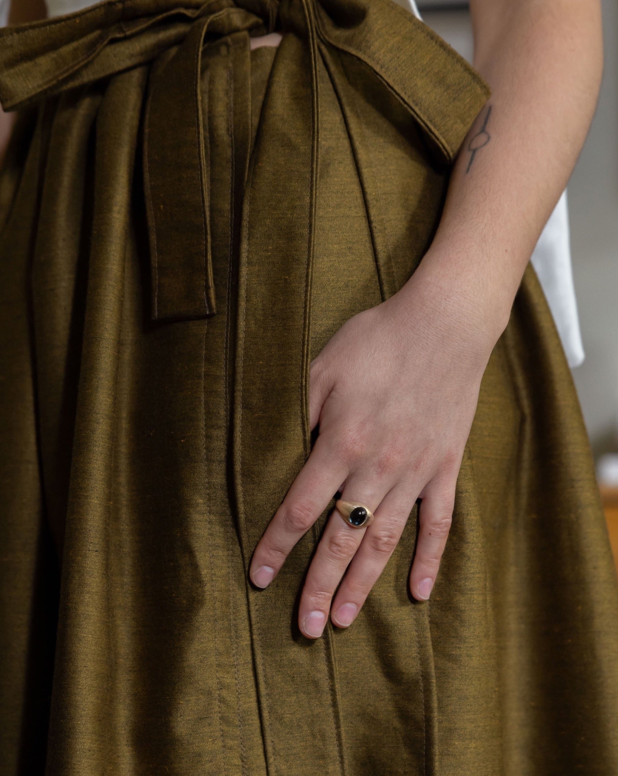 Blue Topaz Luca Ring in Gold – Wild Nora Jewellery