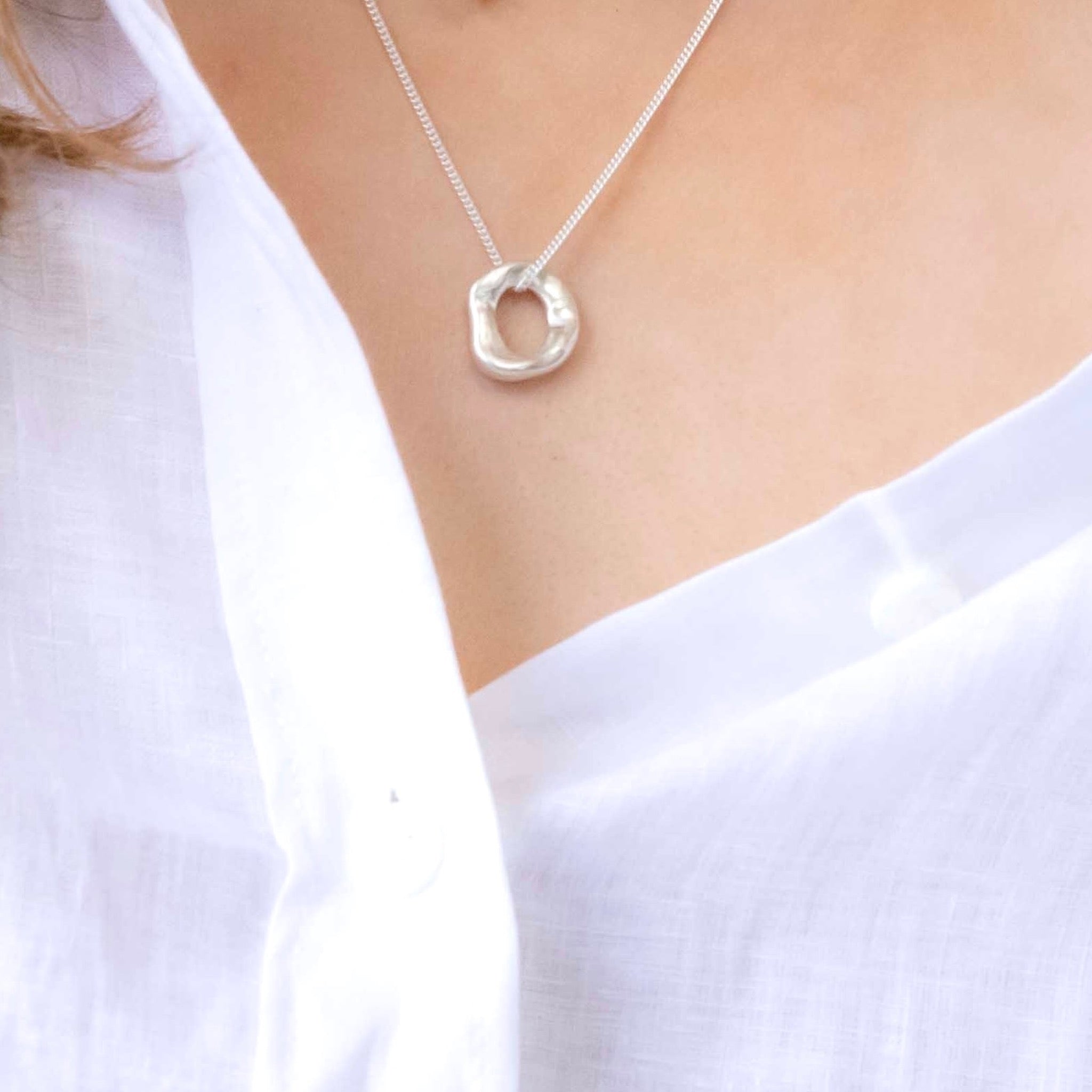 Kimi Necklace in Silver – Wild Nora Jewellery